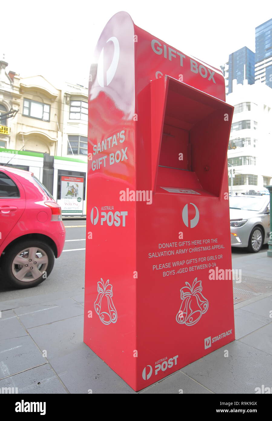 Australia post Christmas gift box donation box in Melbourne Australia ...