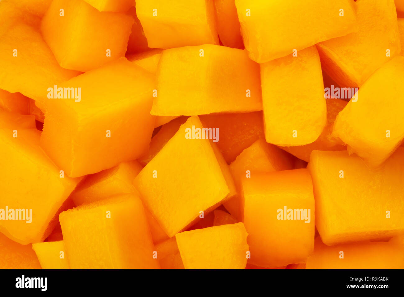 mango chunks texture closeup Stock Photo - Alamy