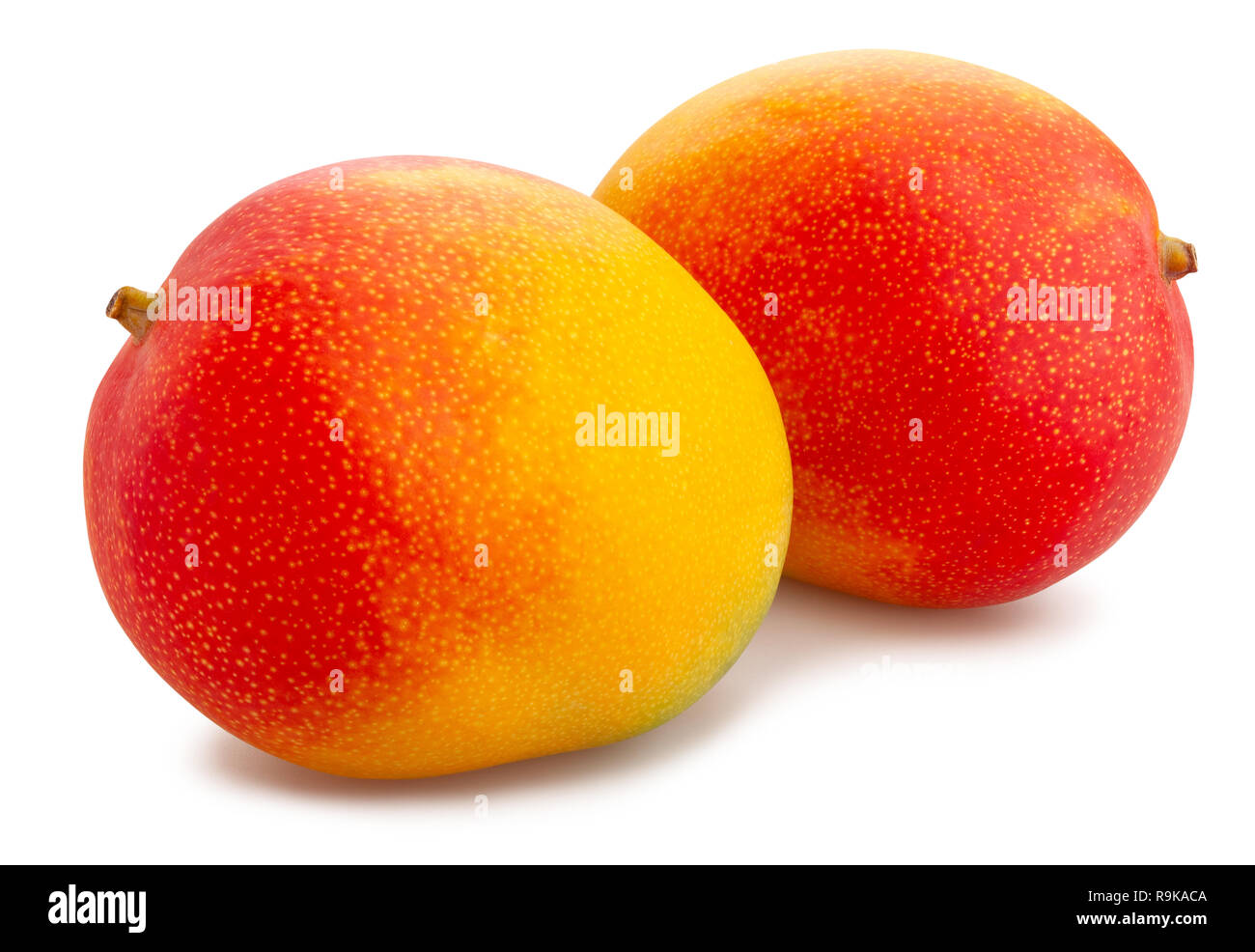 Red yellow mango green Cut Out Stock Images & Pictures - Alamy