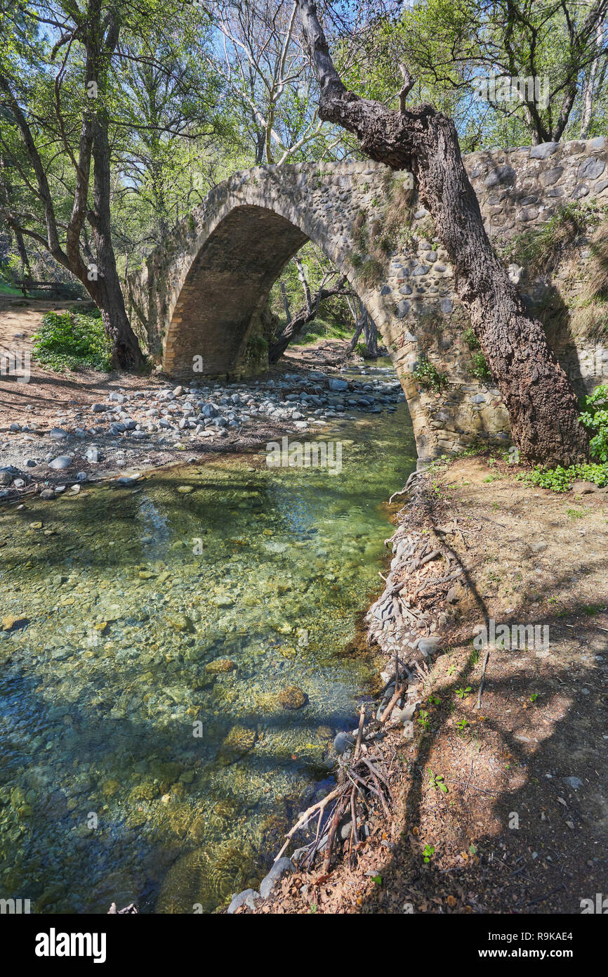 Kelefos Bridge. Most famous of the still remaining medieval bridges in ...