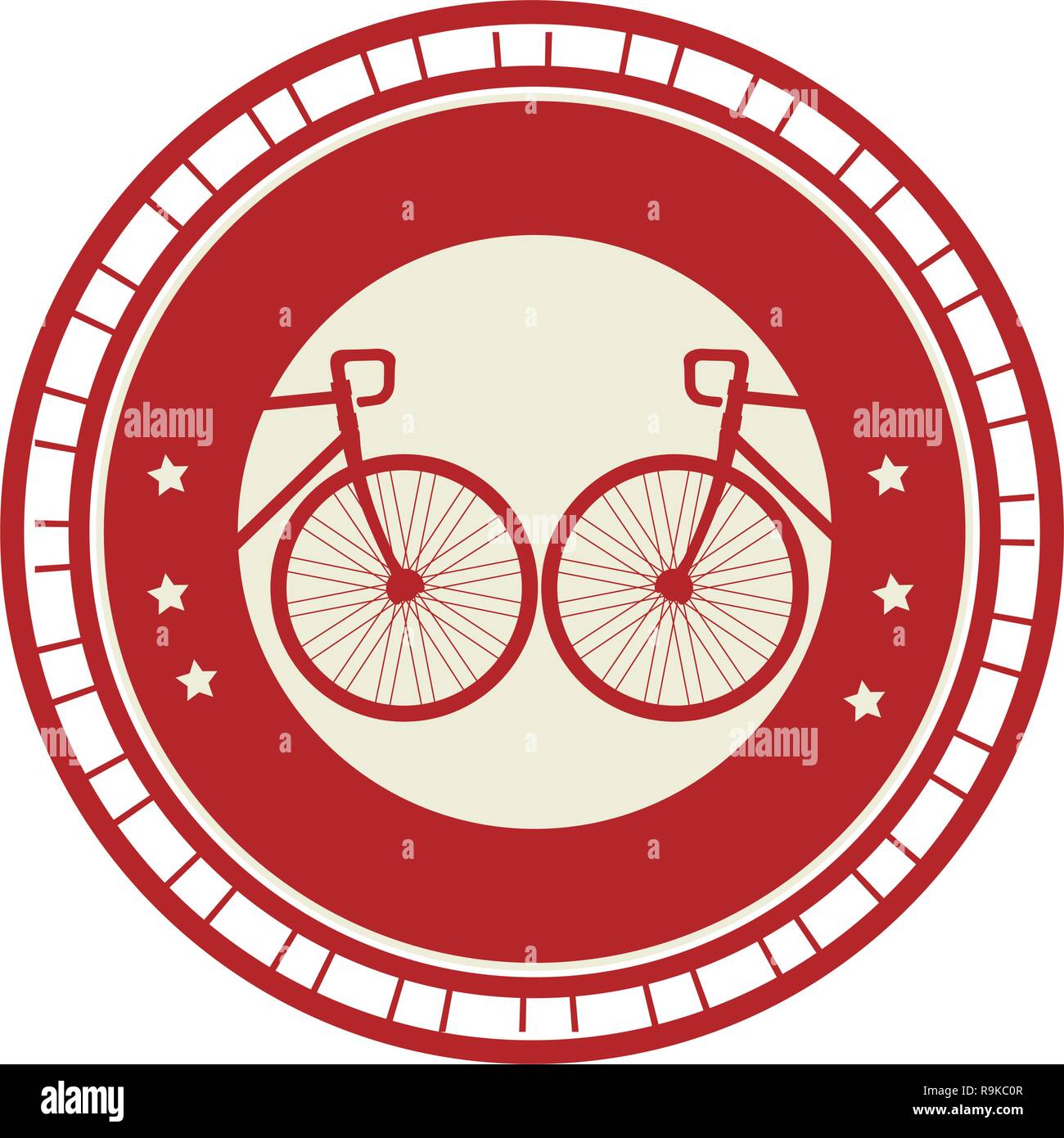 seal with racing bicycle Stock Vector Image & Art - Alamy