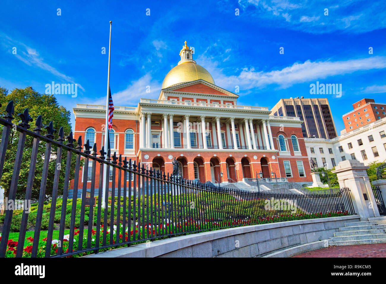 Boston scenic beacon hill hi-res stock photography and images - Alamy