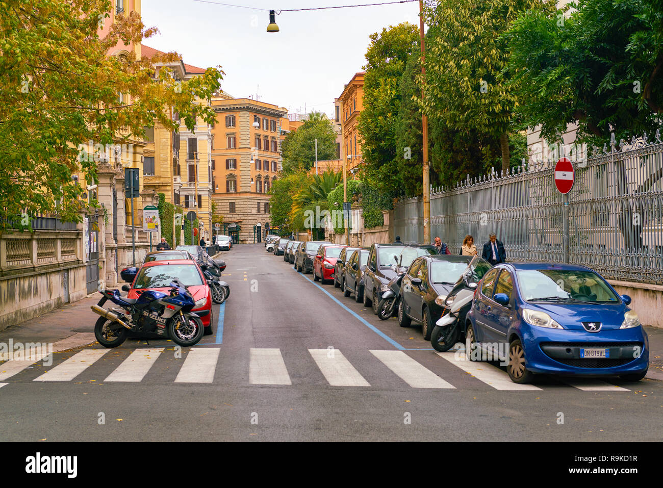 ROME, ITALY - CIRCA NOVEMBER, 2017: Rome urban landscape. Rome is the ...