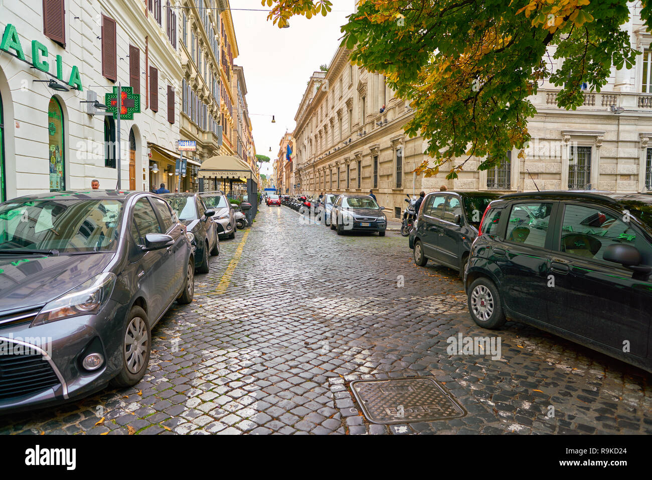 ROME, ITALY - CIRCA NOVEMBER, 2017: Rome urban landscape. Rome is the ...