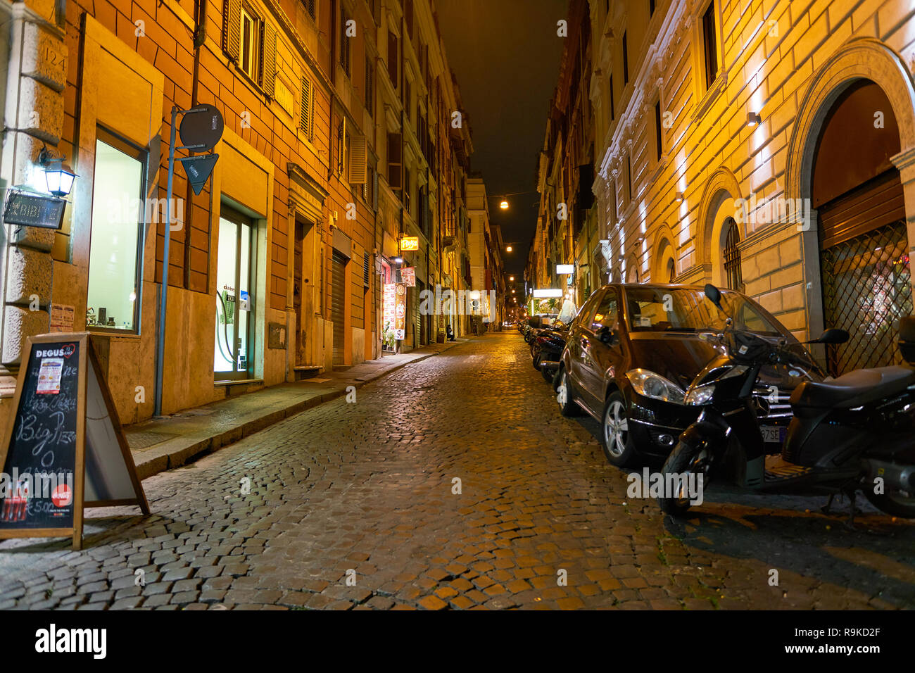 ROME, ITALY - CIRCA NOVEMBER, 2017: Rome urban landscape. Rome is the ...