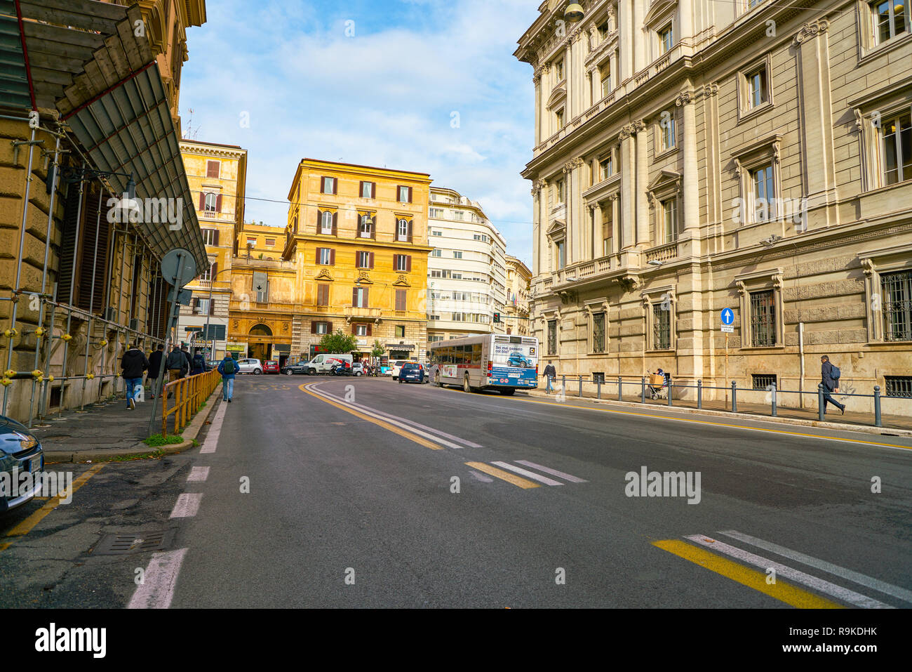 ROME, ITALY - CIRCA NOVEMBER, 2017: Rome urban landscape. Rome is the ...