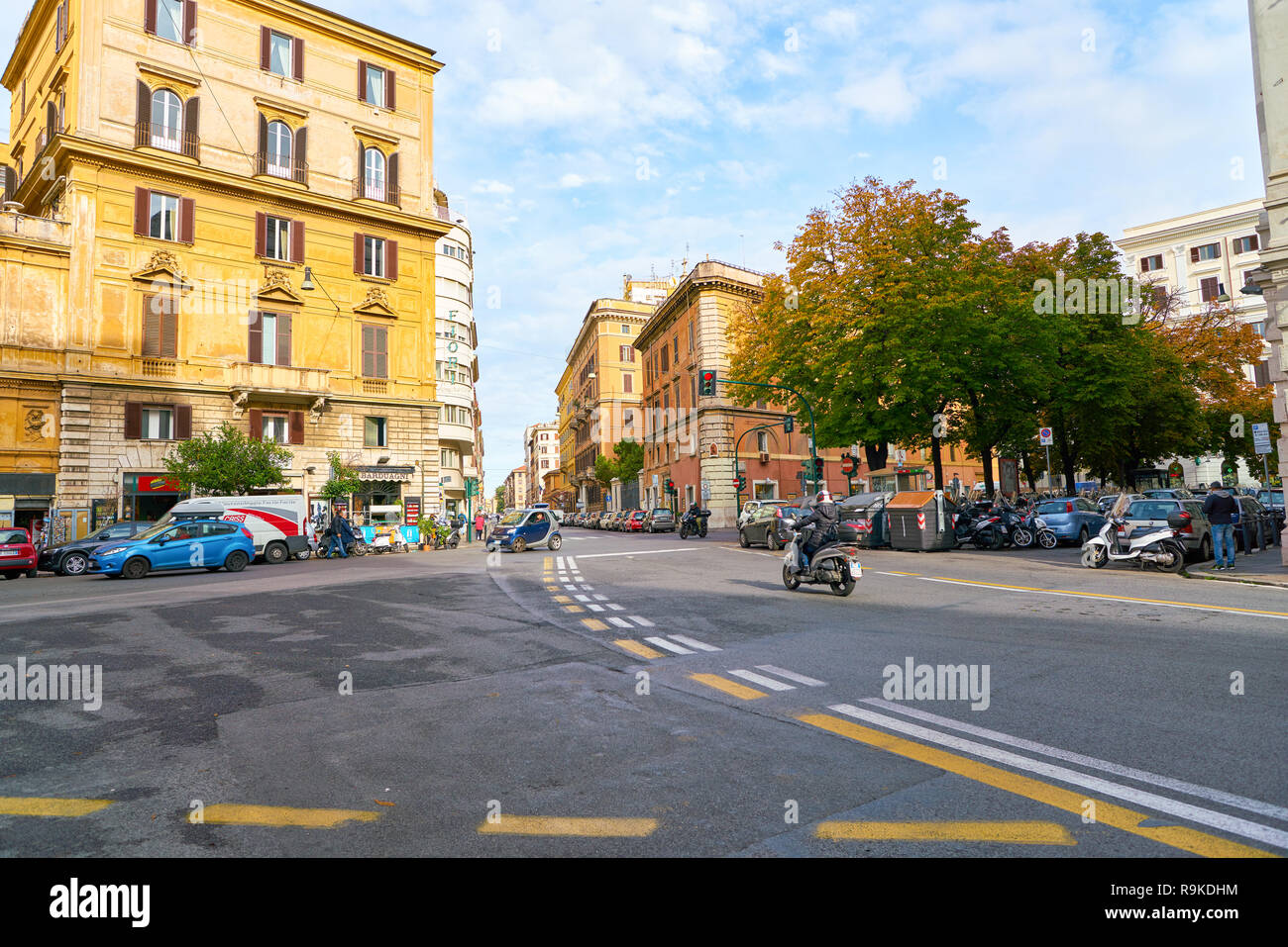 ROME, ITALY - CIRCA NOVEMBER, 2017: Rome urban landscape. Rome is the ...