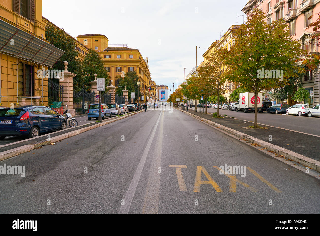 ROME, ITALY - CIRCA NOVEMBER, 2017: Rome urban landscape. Rome is the ...