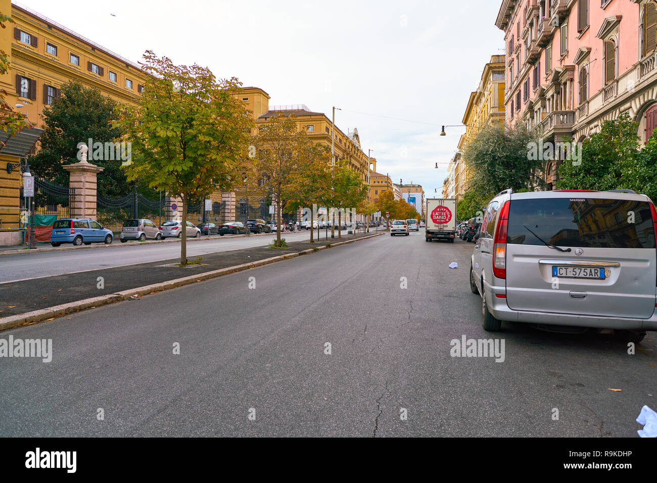 ROME, ITALY - CIRCA NOVEMBER, 2017: Rome urban landscape. Rome is the ...
