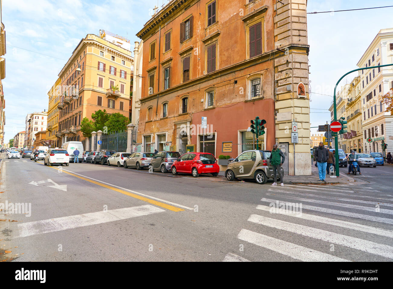 ROME, ITALY - CIRCA NOVEMBER, 2017: Rome urban landscape. Rome is the ...