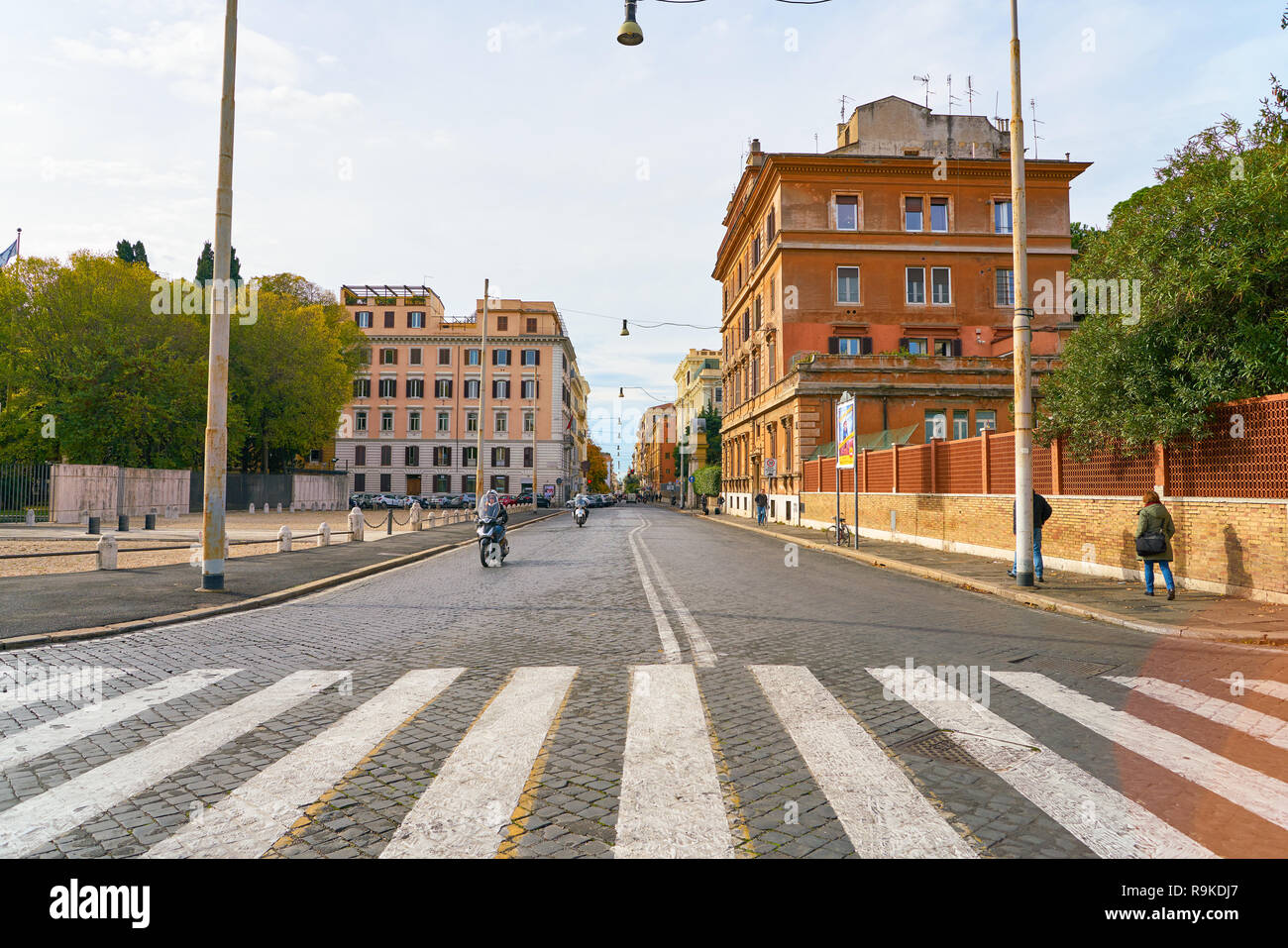 ROME, ITALY - CIRCA NOVEMBER, 2017: Rome urban landscape. Rome is the ...