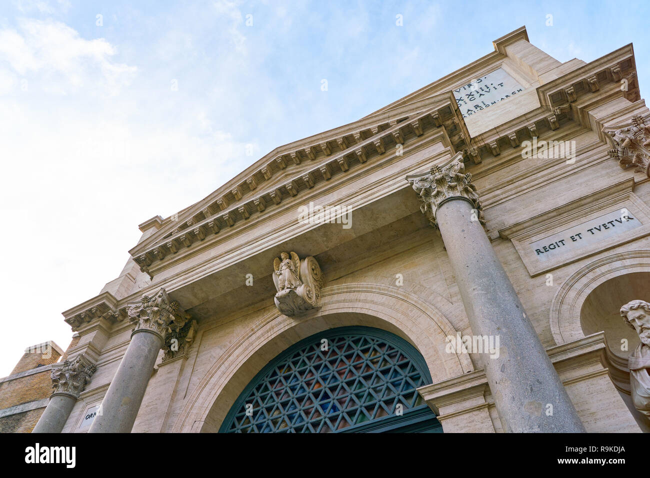 ROME, ITALY - CIRCA NOVEMBER, 2017: close up shot of a building in Rome ...