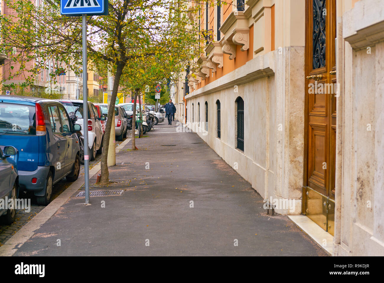 ROME, ITALY - CIRCA NOVEMBER, 2017: Rome urban landscape. Rome is the ...