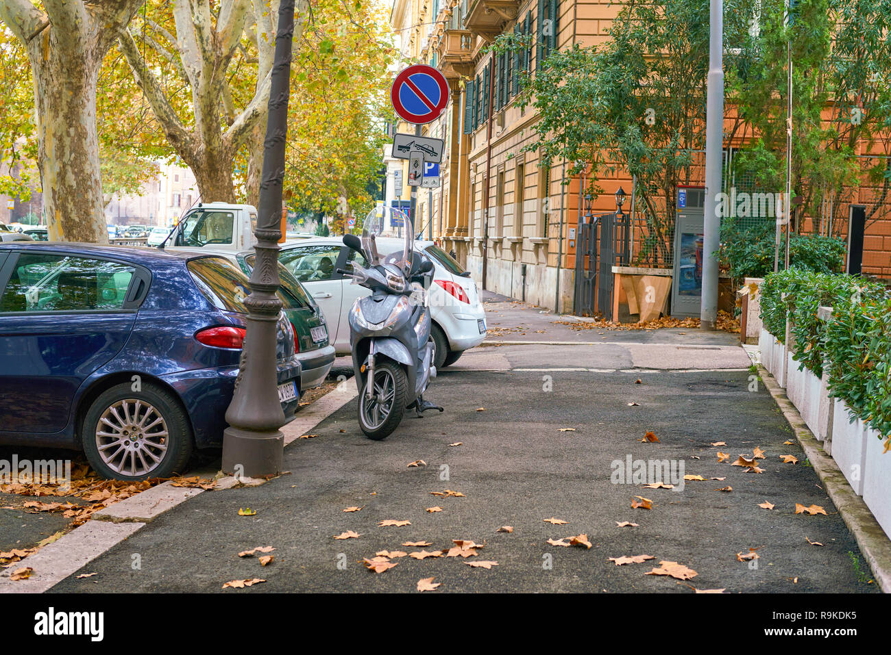 ROME, ITALY - CIRCA NOVEMBER, 2017: Rome urban landscape. Rome is the ...