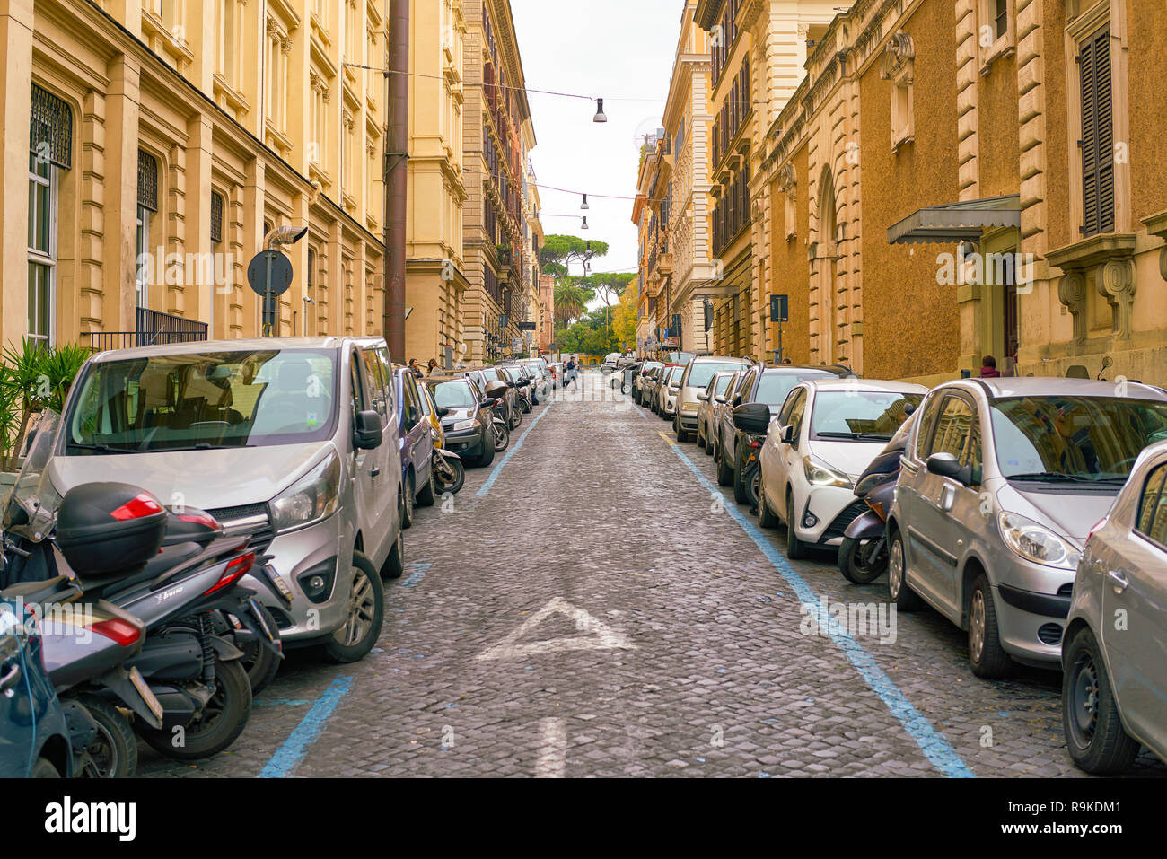 ROME, ITALY - CIRCA NOVEMBER, 2017: Rome urban landscape. Rome is the ...