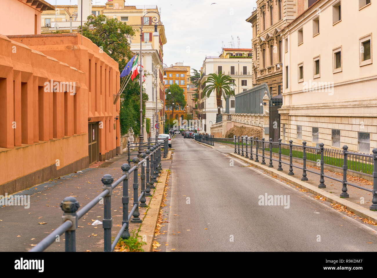 ROME, ITALY - CIRCA NOVEMBER, 2017: Rome urban landscape. Rome is the ...