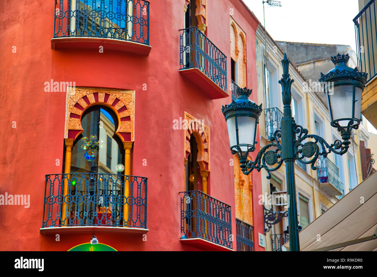 Malaga City center and old town streets Stock Photo - Alamy