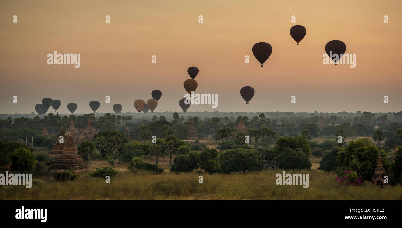 Bagan ballon hi-res stock photography and images - Alamy