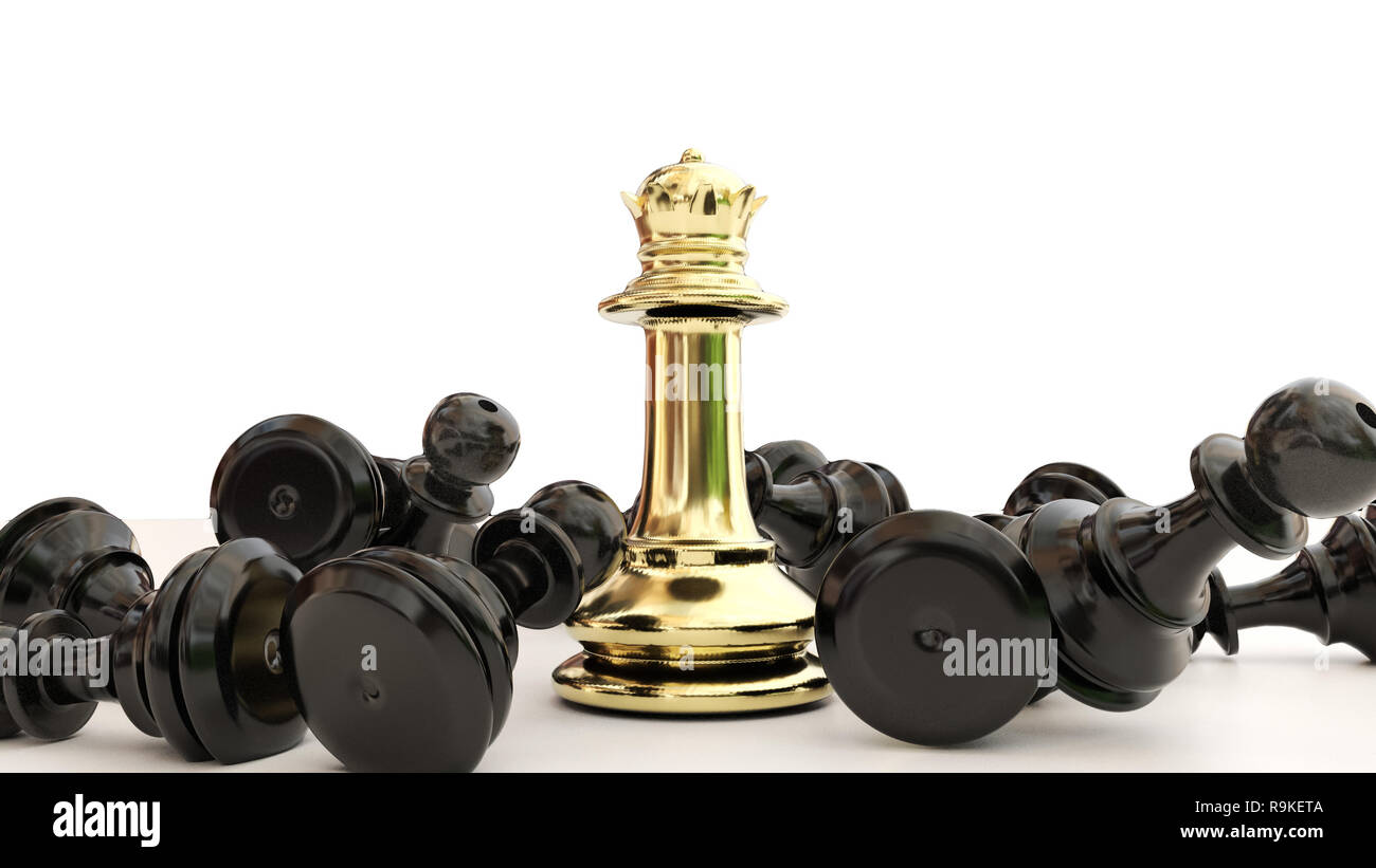 King chess trophy hi-res stock photography and images - Alamy