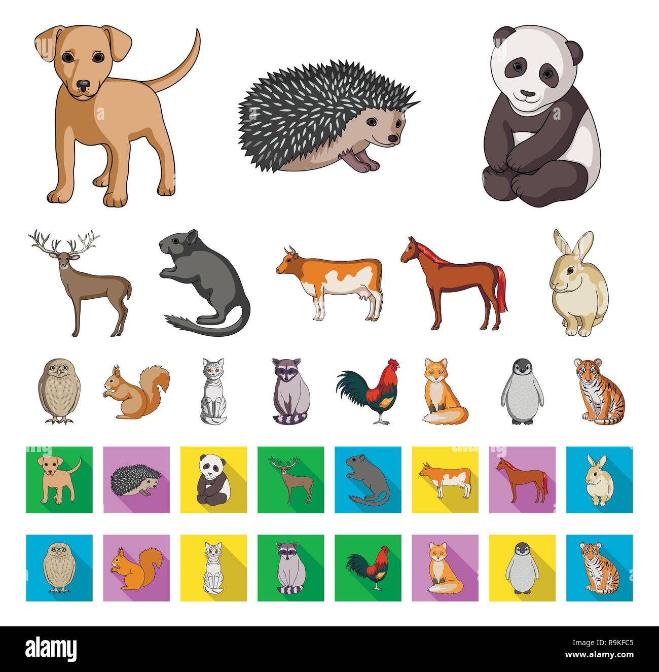 animal,beast,bird,breed,cartoon,flat,cat,collection,cow,deer,design,dog ...