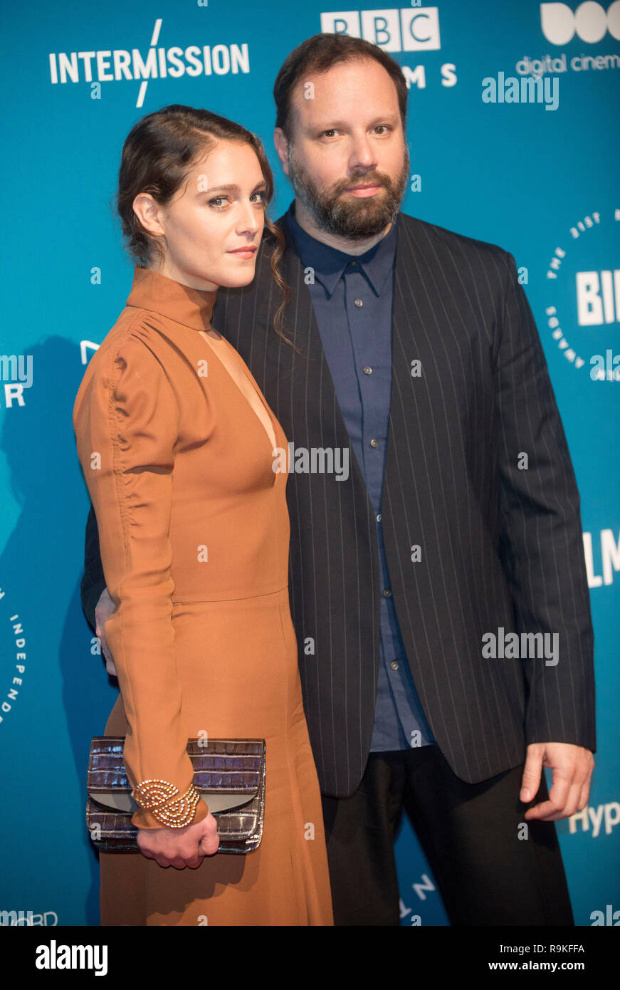 Ariane Labed and Yorgos Lanthimos at the 21ST BRITISH INDEPENDENT FILM ...