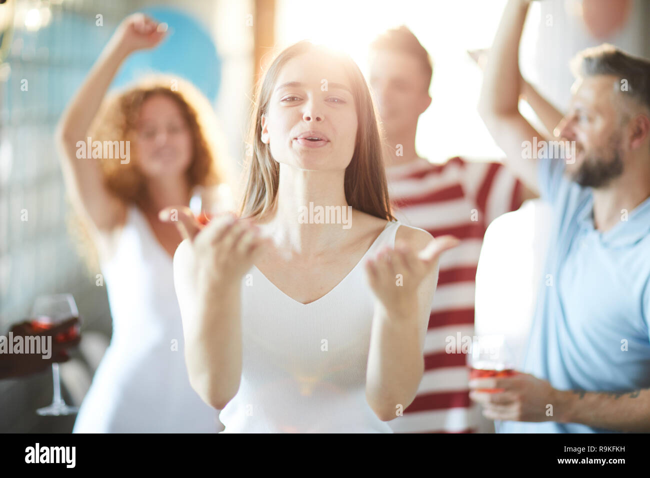 Mood of party Stock Photo - Alamy