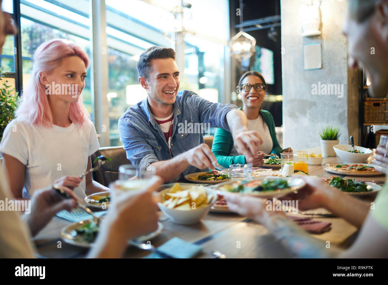 Sharing food hi-res stock photography and images - Alamy