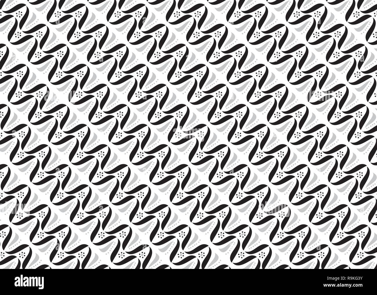 Batik indonesian blue Black and White Stock Photos & Images - Alamy