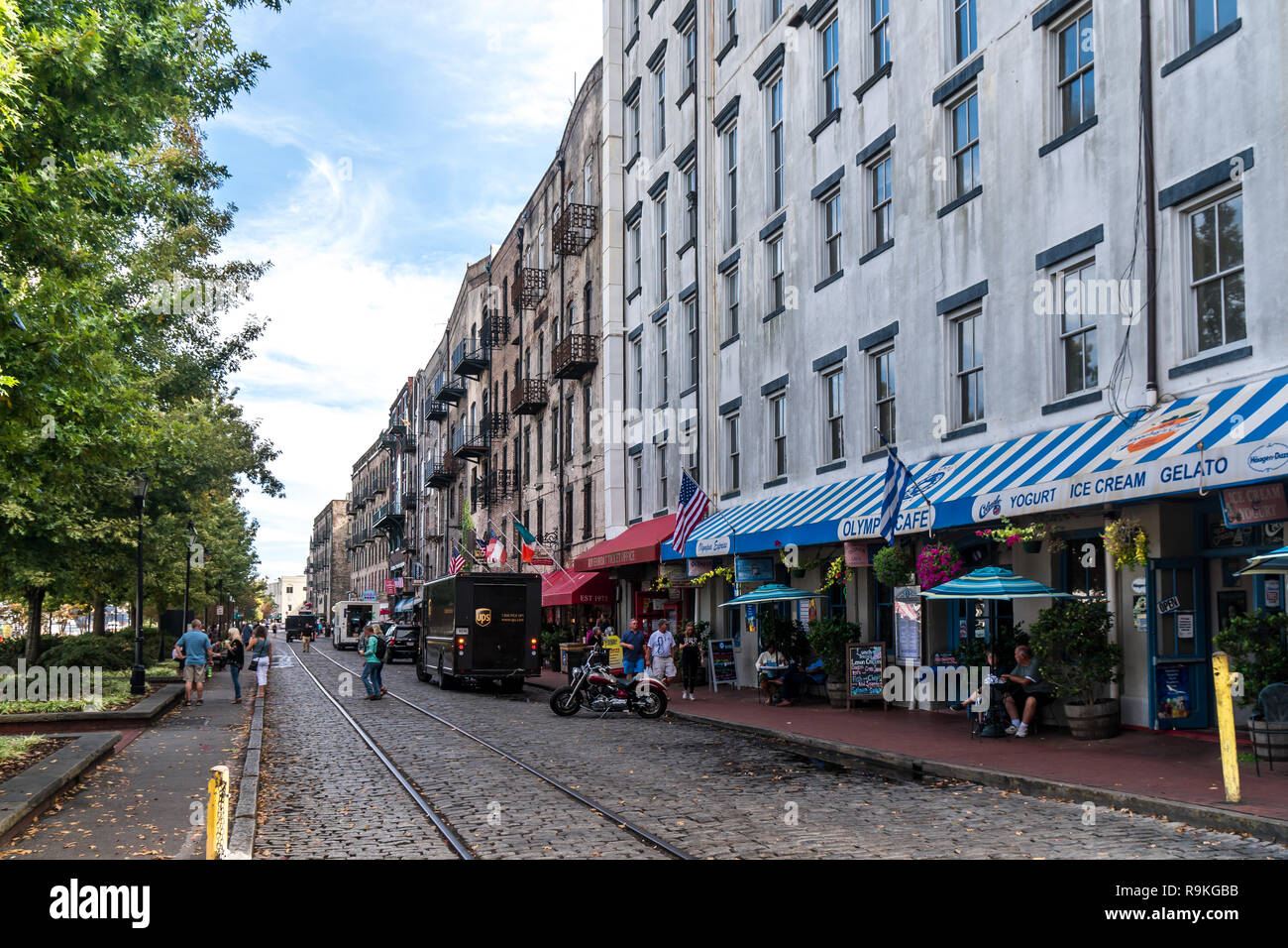 Savannah town square georgia hi-res stock photography and images - Alamy
