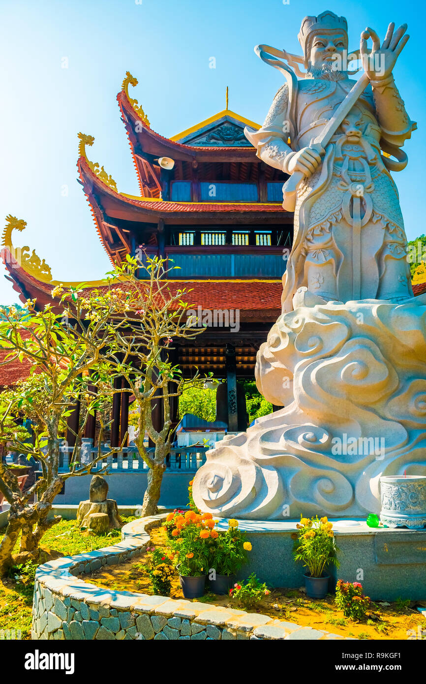 Hu Quoc Pagoda, Beautiful buddhist temple in Phu Quoc Island in Vietnam ...