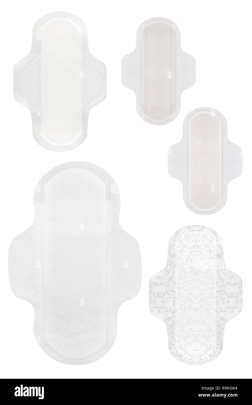 Female sanitary pads Cut Out Stock Images & Pictures - Alamy