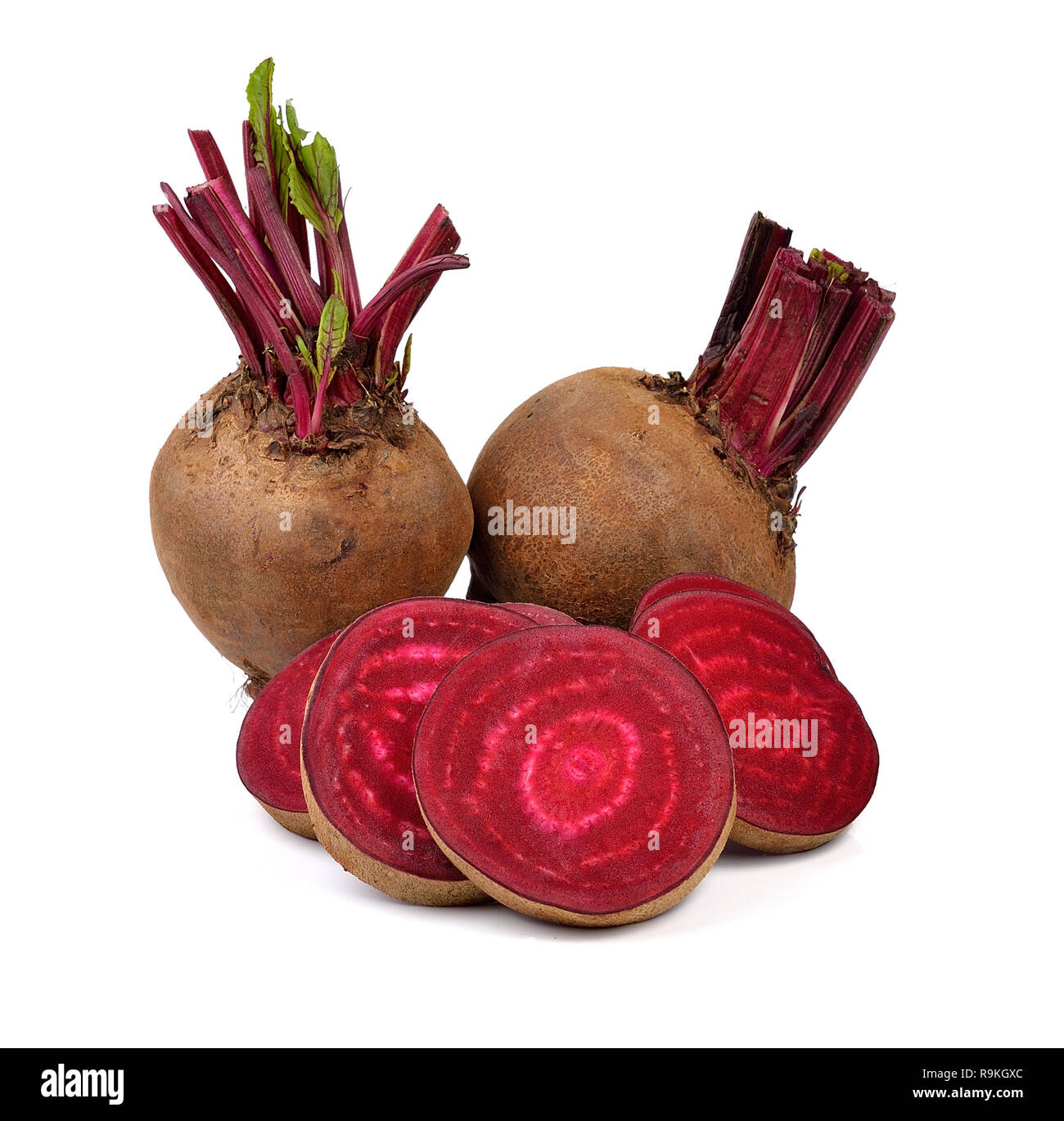 Fresh beetroot isolated on white background Stock Photo - Alamy