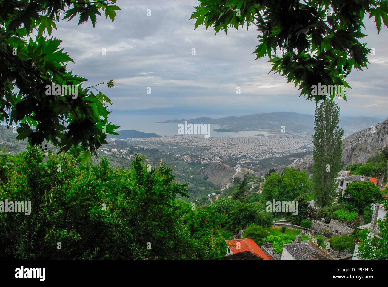 View of the city of Volos, Thessaly, Greece Stock Photo - Alamy