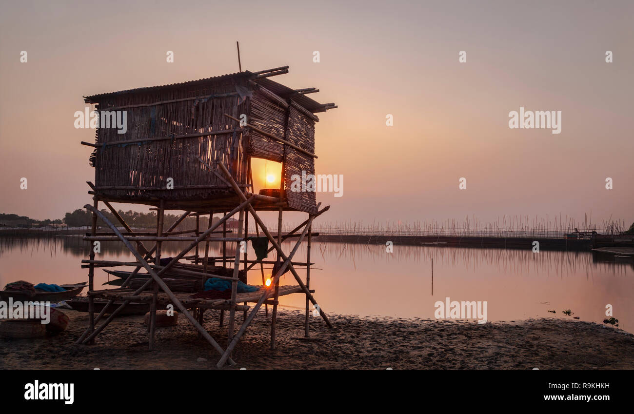 Sunset through Window Stock Photo - Alamy