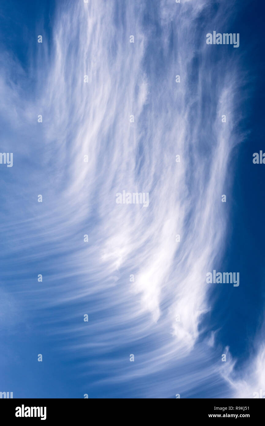 Vertical background of beautiful cirrus clouds hi-res stock photography ...