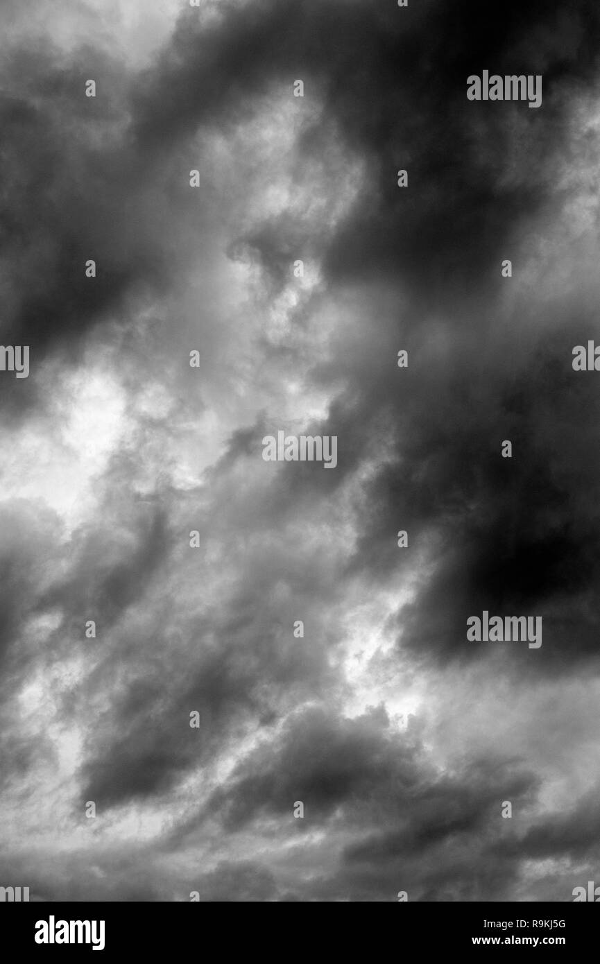 Stratocumulus opacus clouds threatening weather Stock Photo - Alamy