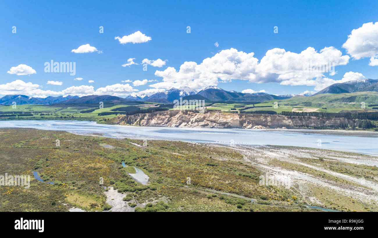Braided rakaia river hi-res stock photography and images - Alamy