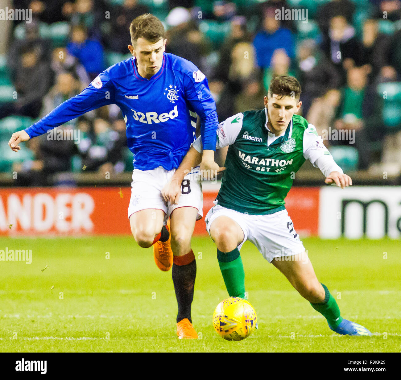 Easter Road, Edinburgh, UK. 19th Dec, 2018. Scottish Premiership. Hibs ...