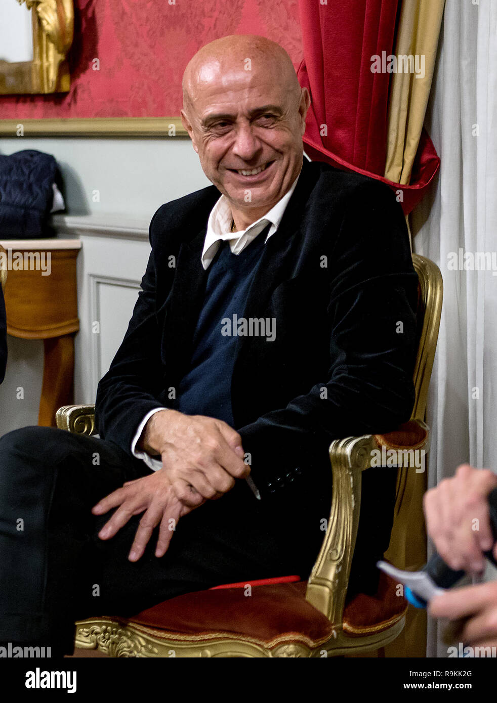 Marco Minniti attends the presentation of his book "Security is Freedom ...