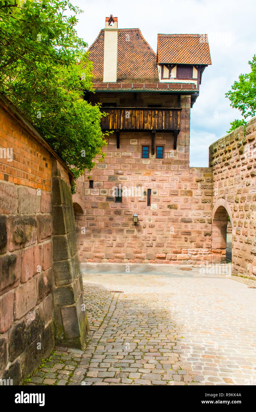 Medieval castle of Nuremberg, Bavaria in Germany Stock Photo - Alamy