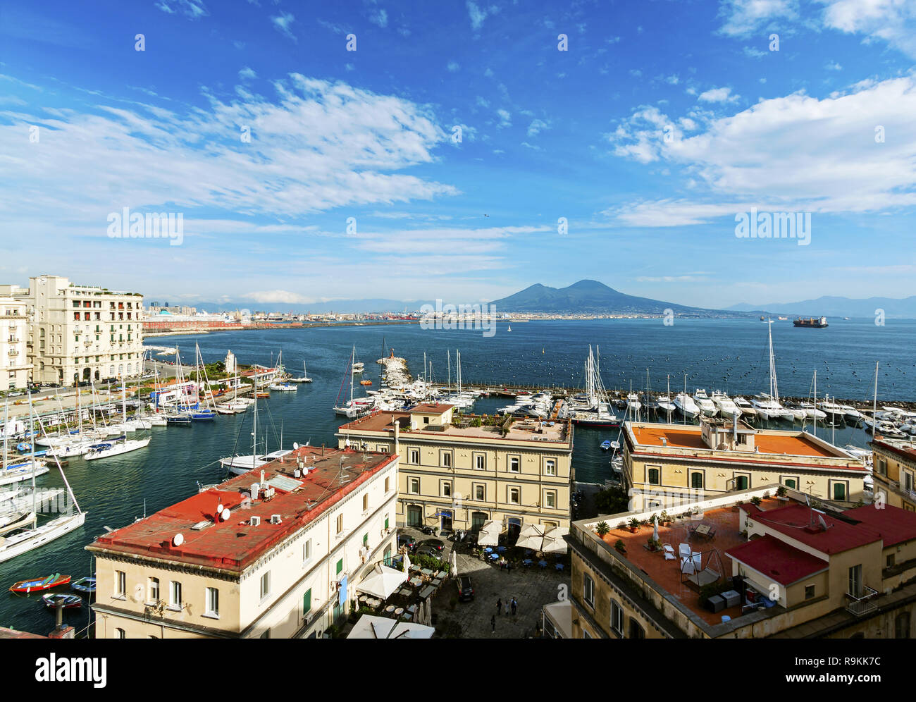 Panoramic view of Naples - Italy Stock Photo - Alamy