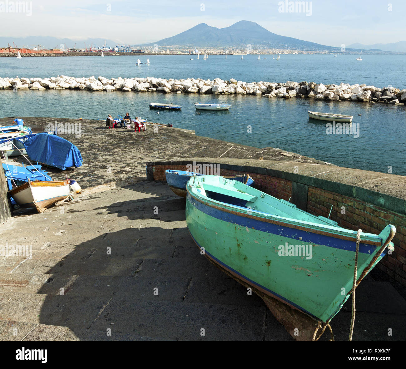 Aerial view pompeii mount vesuvius hi-res stock photography and images ...
