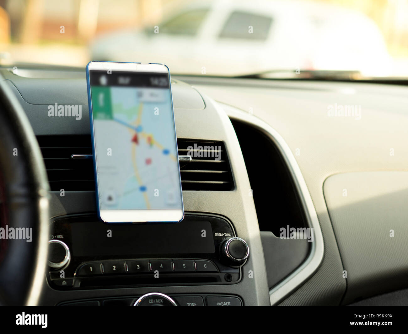 Dashboard screen in car hi-res stock photography and images - Alamy
