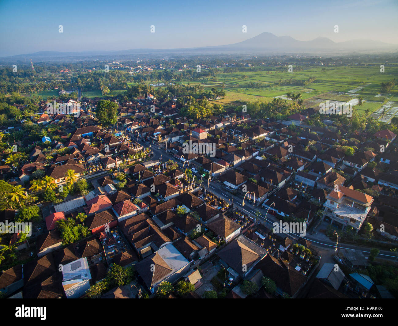 Village in Bali Stock Photo - Alamy