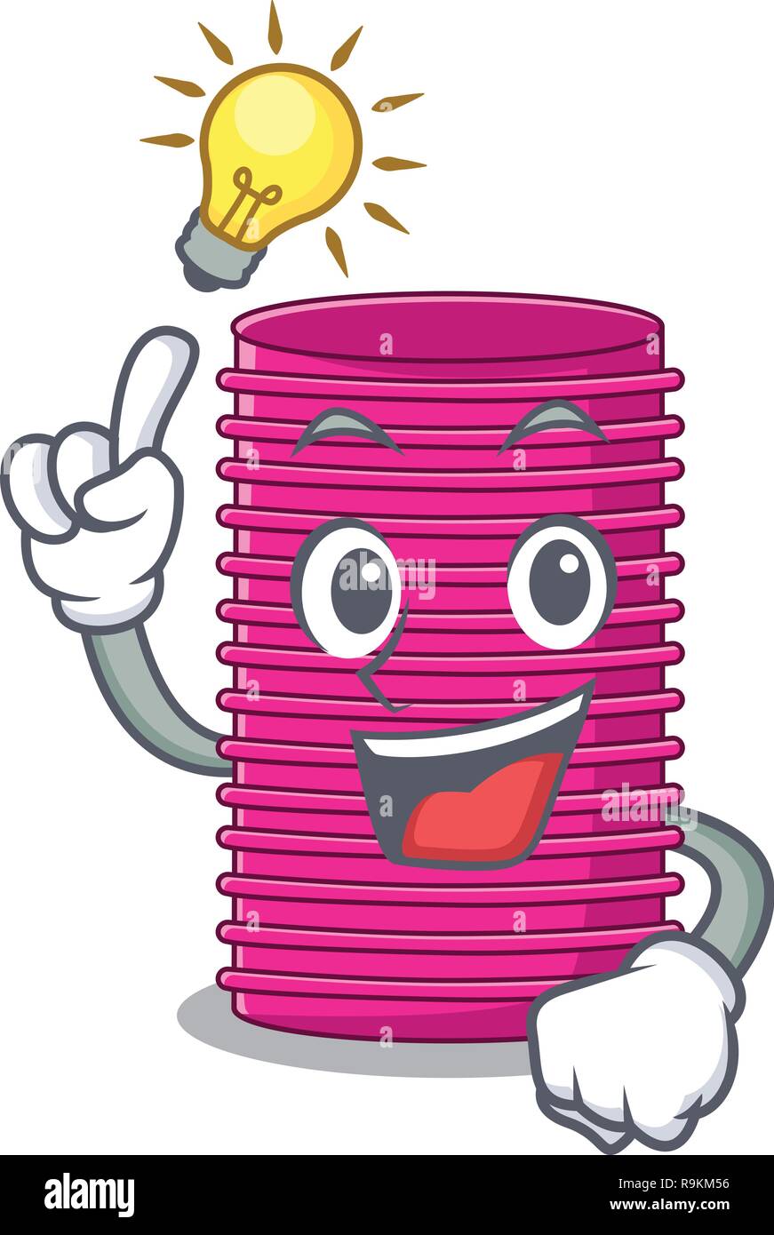 Have an idea curlers hair in shape cartoon funny Stock Vector Image ...