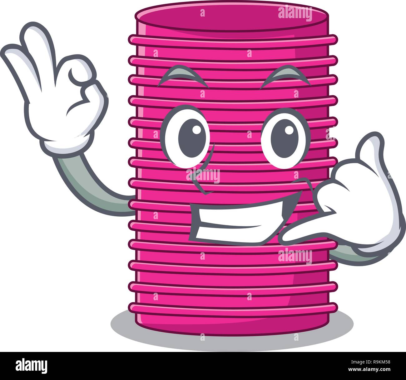 Call me curlers hair in shape cartoon funny Stock Vector Image & Art ...