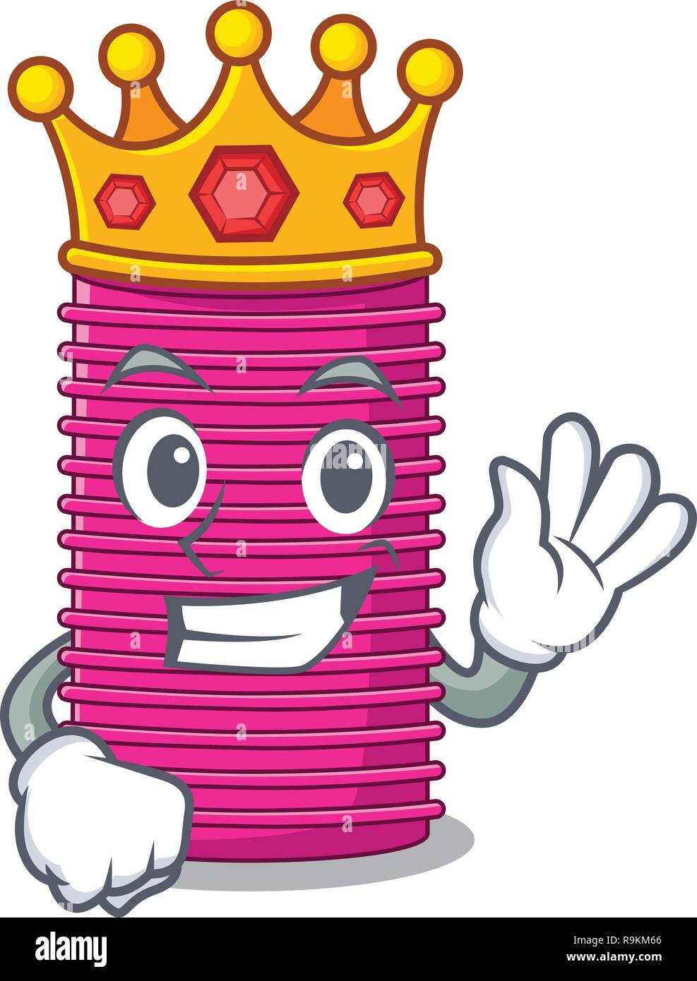 King curlers hair in shape cartoon funny Stock Vector Image & Art - Alamy