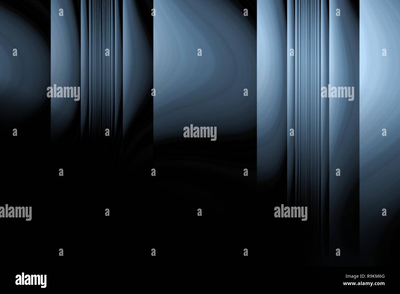 Abstract light blue plastic wall in dark room Stock Photo - Alamy