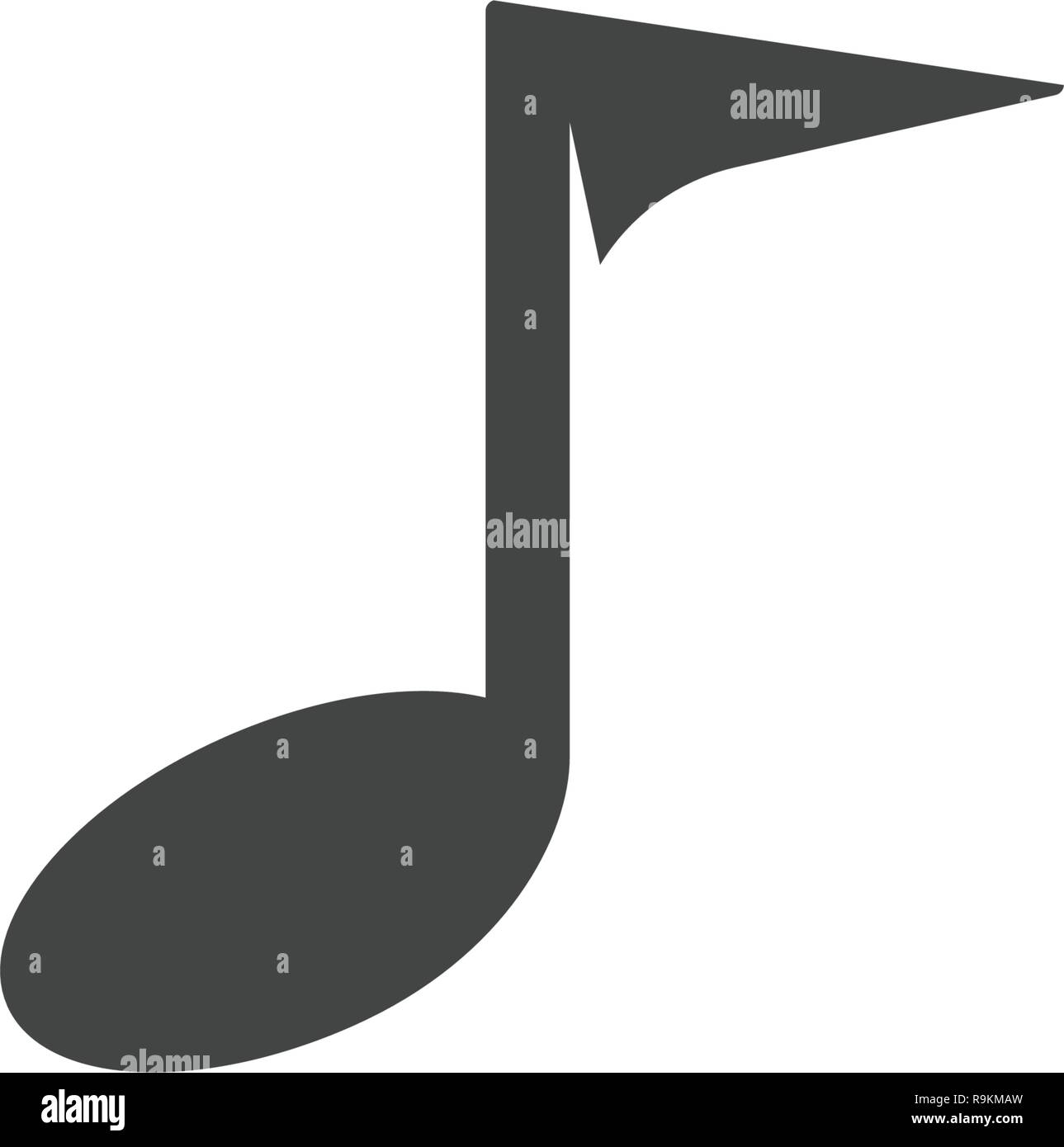 Music note Icon Vector illustration design Stock Vector Image & Art - Alamy