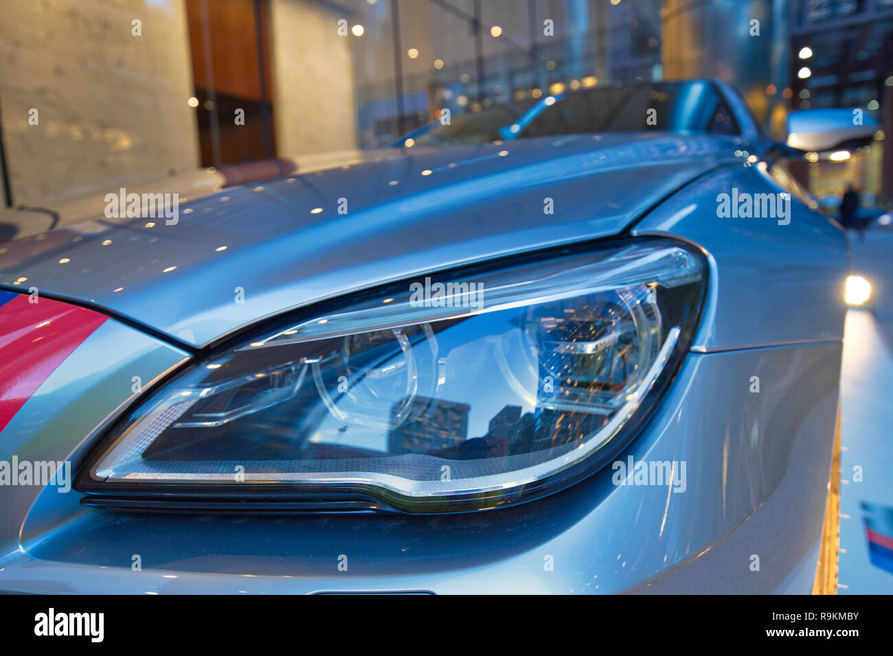 Car show with modern cars and new models on display Stock Photo - Alamy
